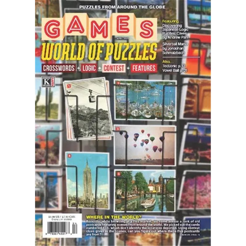 Games World of Puzzles Magazine Subscription
